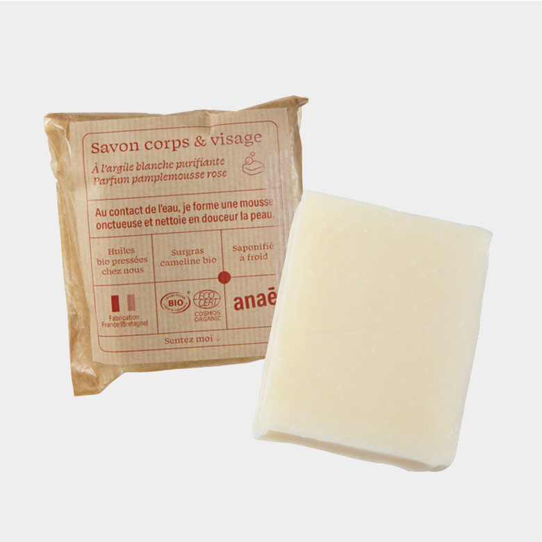 Savon pamplemousse & argile blanche
